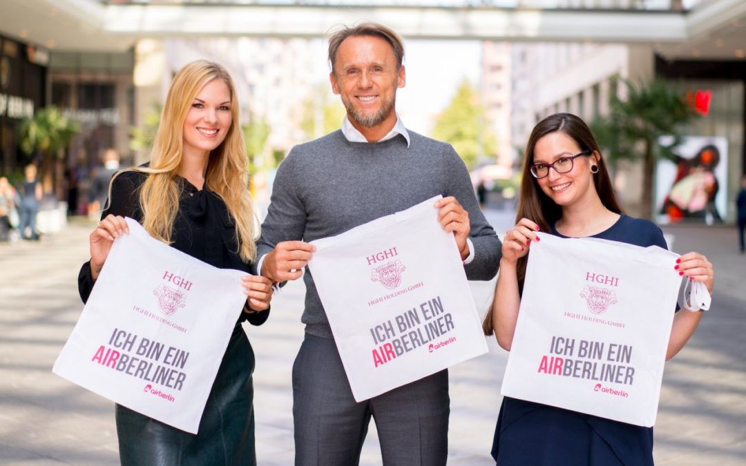 Ich bin ein Air-Berliner - Dankeschön-Aktion für airberlin-Mitarbeiter