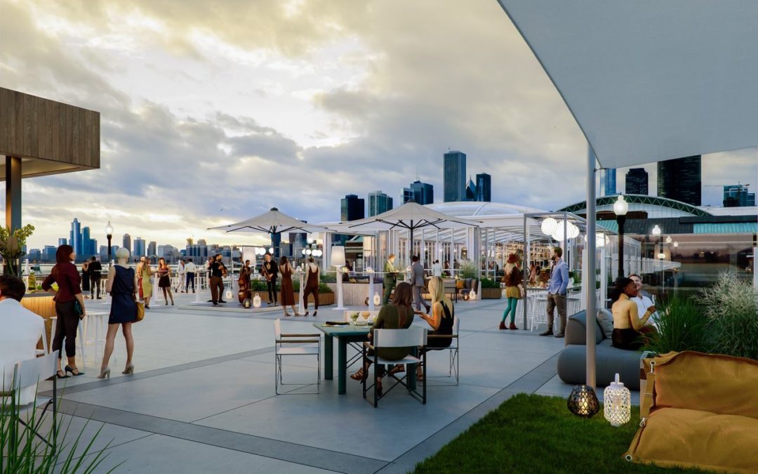 Chicago: größte Rooftop Bar der Welt auf dem Dach des Navy Pier